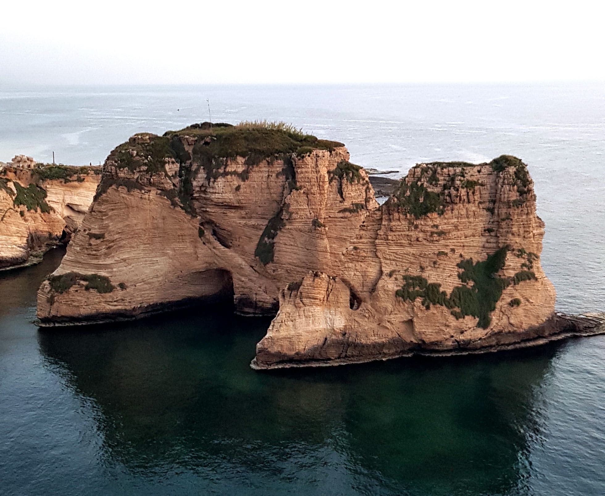 La grotte aux Pigeons, rocher Al Raouché (Beyrouth)